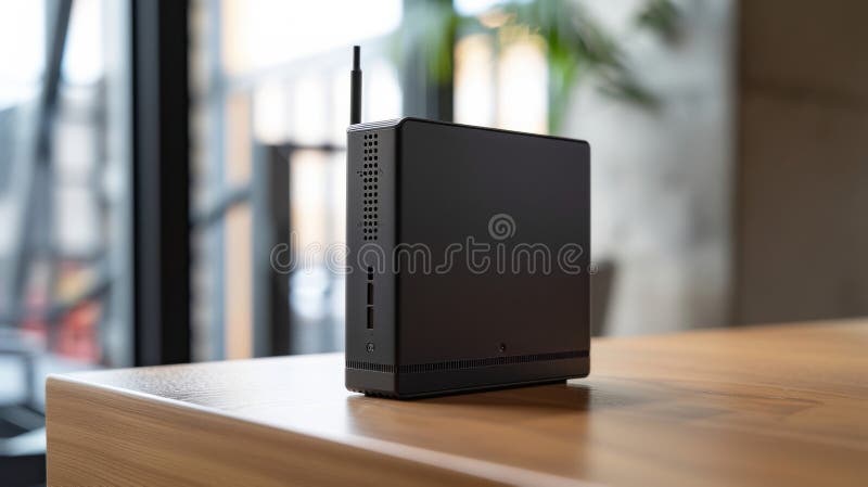 A Side View of a Sleek Compact Range Extender Highlighting Its Slim ...