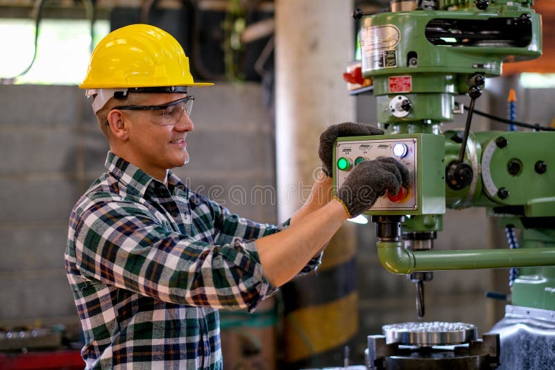 Happy Industrial Workers
