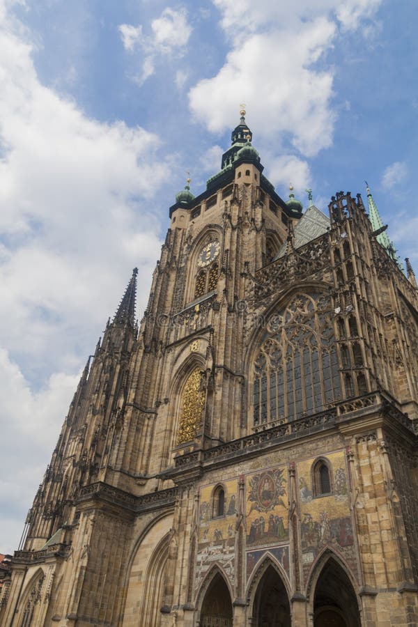 St. Vitus Cathedral stock image. Image of catholic, gothic - 135684521