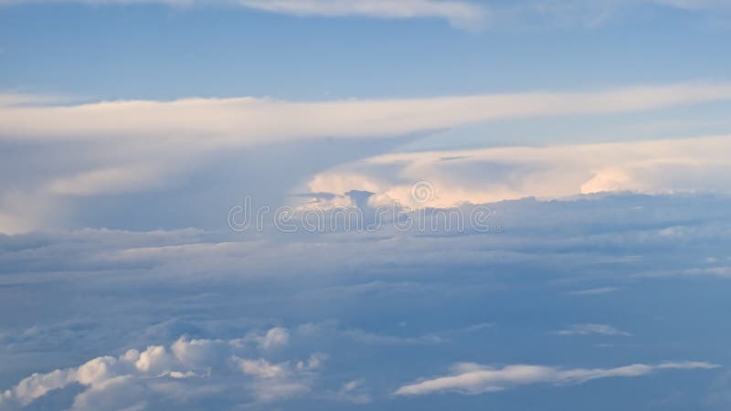 Stratus Clouds, View from Aside Stock Photo - Image of cloud, froman ...
