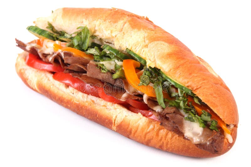 Side view sub sandwich stock photo. Image of sandwich - 32909302