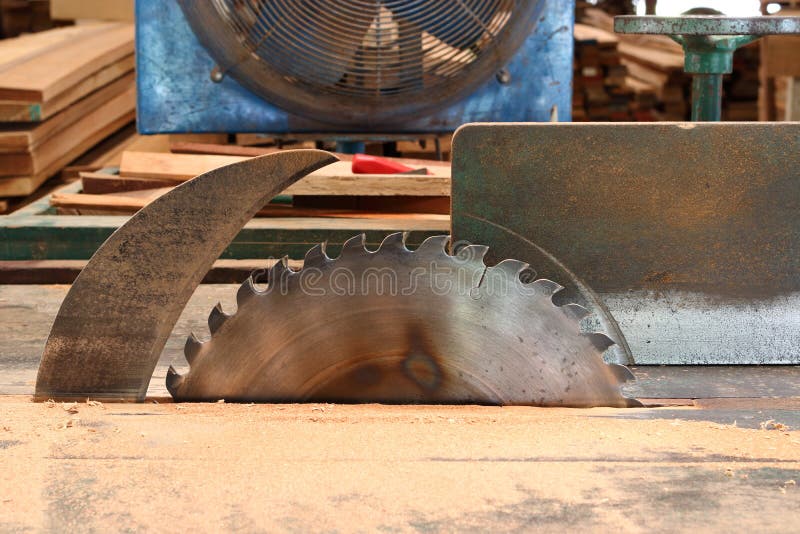 Side on view of table saw stock image. Image of male - 79843381