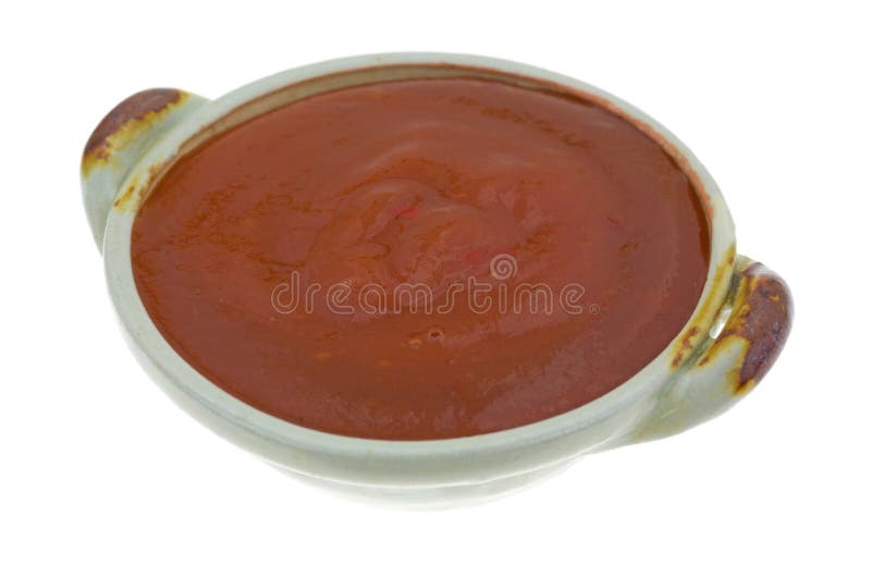 Side View of Taco Sauce in a Small Bowl Stock Photo - Image of view ...