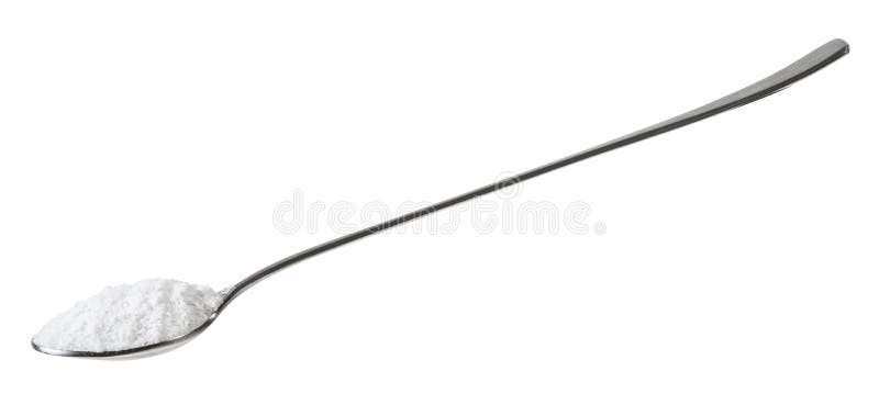 Side View of Teaspoon with Grained Rock Salt Stock Image - Image of ...