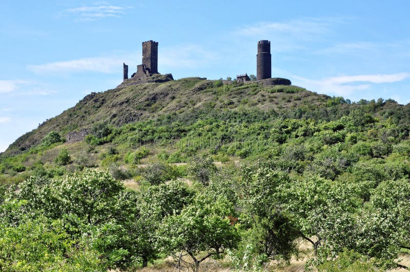 Side View of the Towers from Farm Stock Image - Image of ancient ...