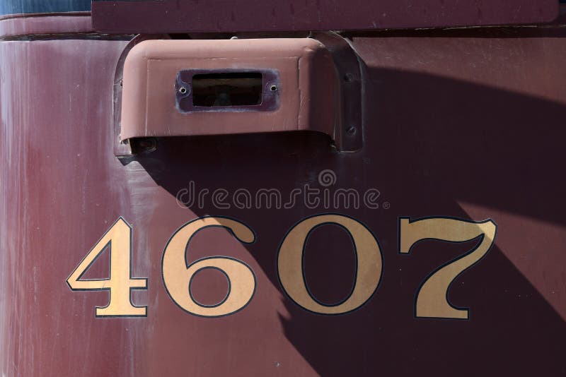 Numbers on the train. editorial photography. Image of numbers - 101426082