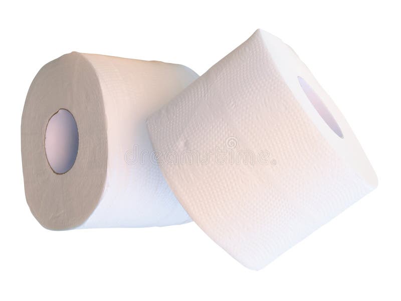 Two Rolls Toilet Paper Side Stock Photos - Free & Royalty-Free Stock ...