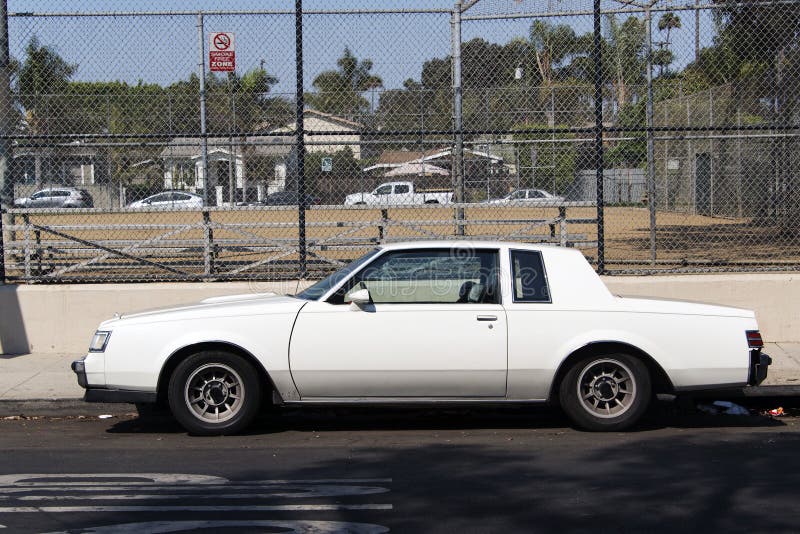 Side View of a Vintage Classic Car Van in the Street Stock Photo ...