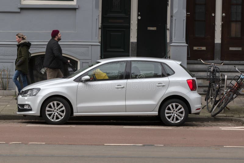 Side View Volkswagen Polo at Amsterdam the Netherlands 8-2-2022 ...
