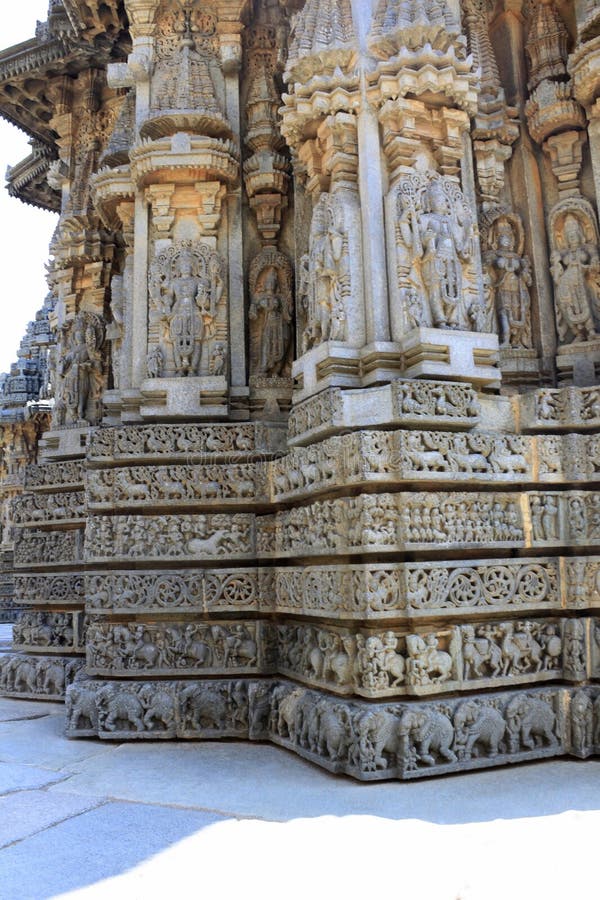 Side View of the Wall Relief, Showcasing Stellate in Design and Their ...