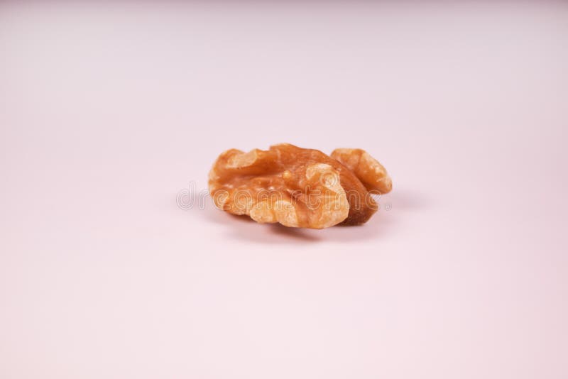 Side View of the Walnut Small Piece of Walnut Stock Photo - Image of ...