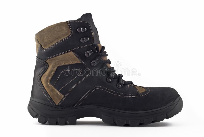 Side View of Warm Boot for Wearing in Winter Stock Photo - Image of ...
