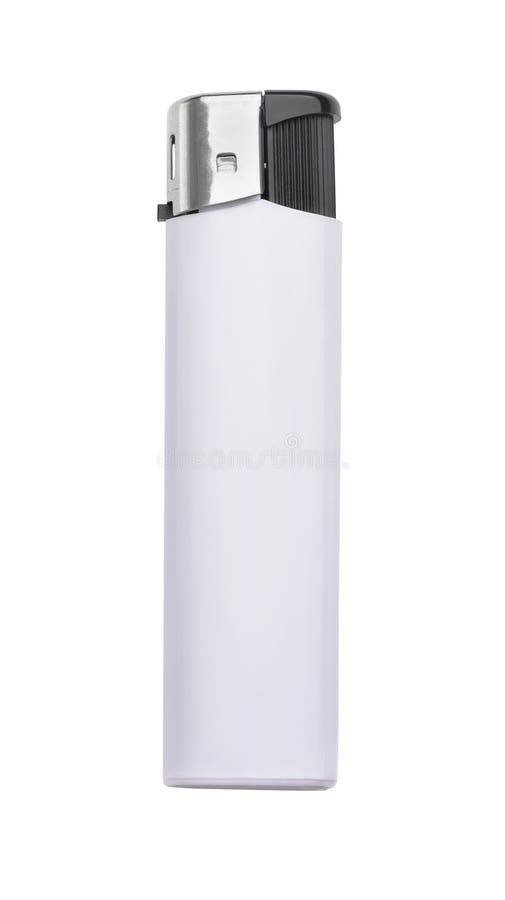 Side View of White Blank Plastic Cigarette Lighter Stock Image - Image ...