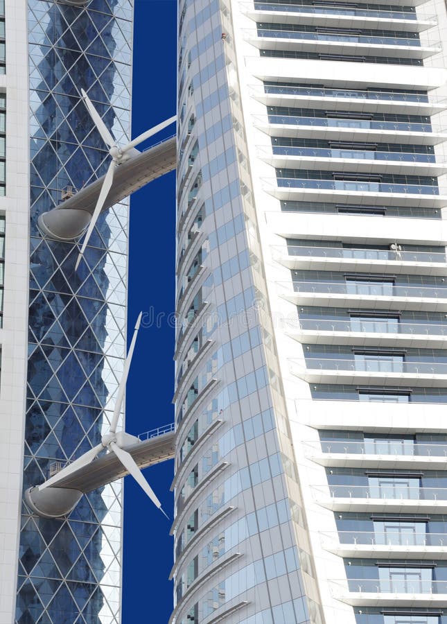 Side View of Wind Turbines, a Renewable Energy Sou Editorial Stock ...