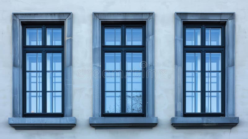 Side View of Windows on Building, Ideal for Architectural Projects ...