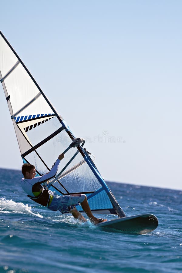 Windsurfer jumping stock image. Image of action, waves - 23238563