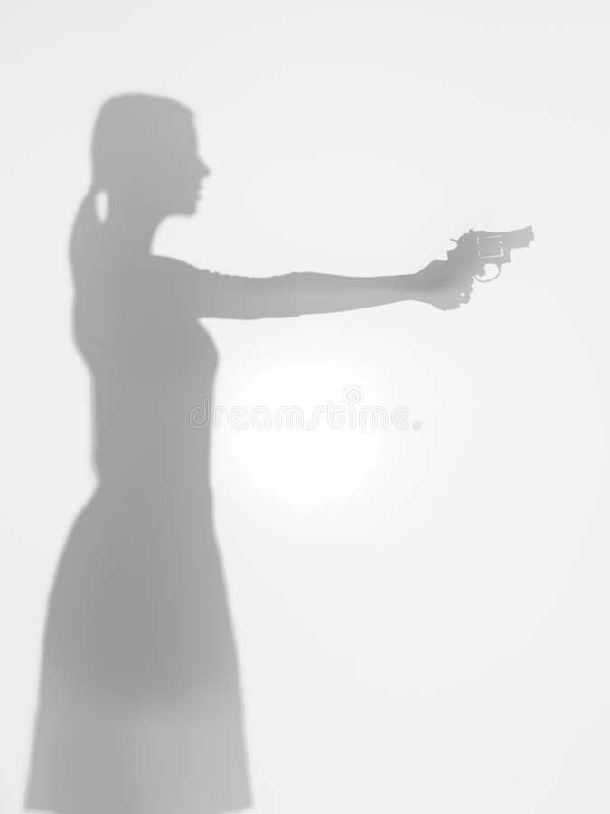 Shooting gun side view stock image. Image of police, pointing - 11743059