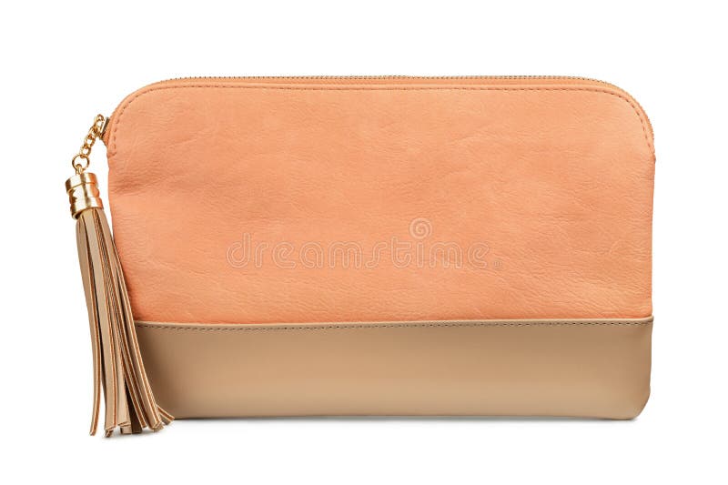 Side View of Womens Leather Purse Stock Image - Image of leather, purse ...