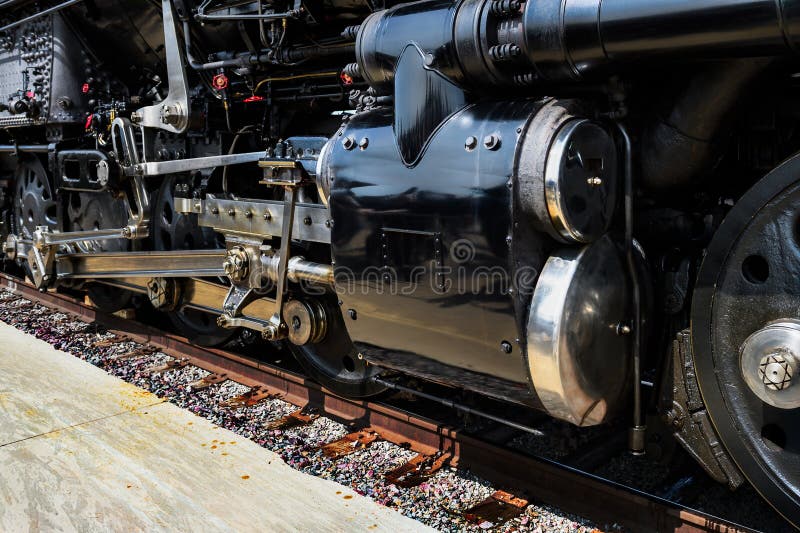 A Vintage Steam Engine Train Travling a Long a Countryside in Lancaster ...