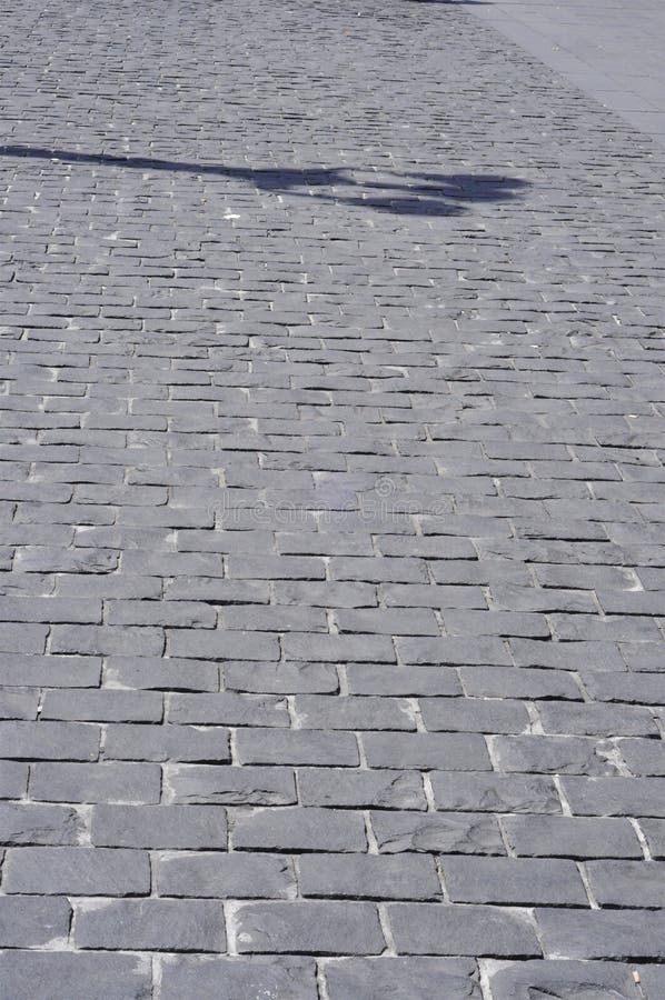 Footpath Concrete Block Pattern in Street. Side Walk. Stock Image ...