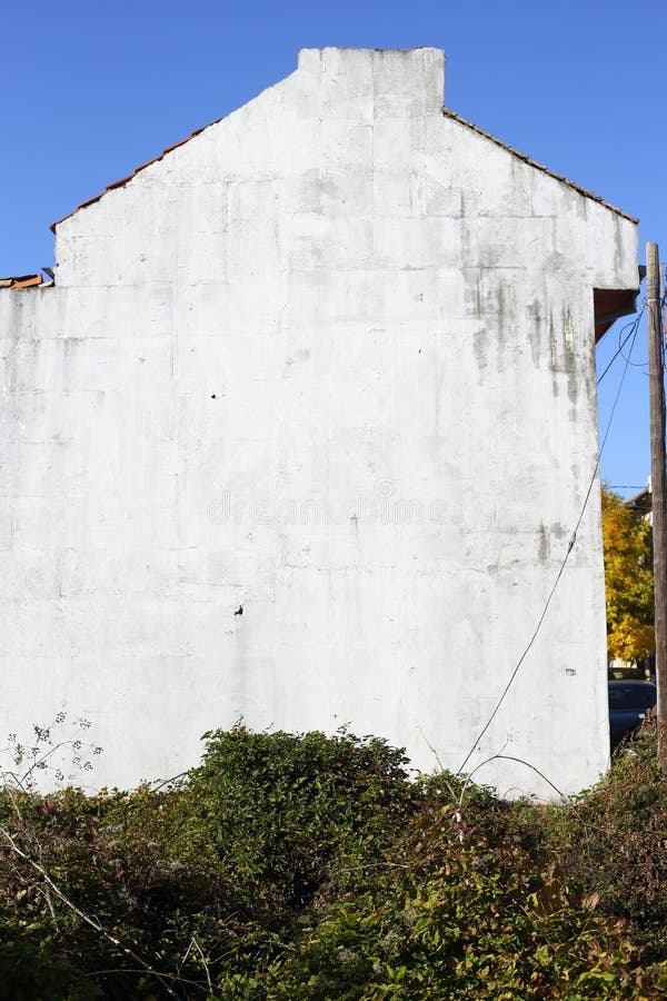 Side wall of house stock image. Image of building, urban - 262830247