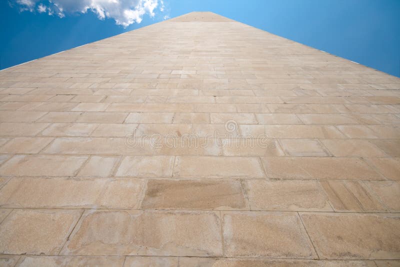 Side Washington Monument Sandstone United States Stock Image - Image of ...