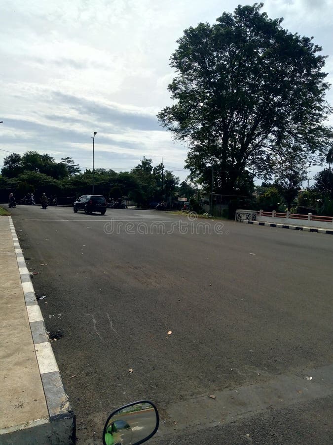 Side of Way for Car Free Day Stock Photo - Image of walkway, transport ...