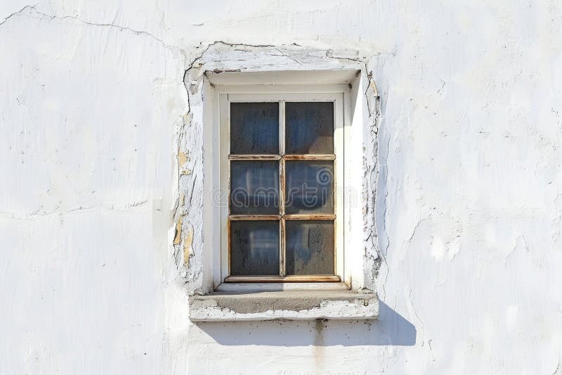 A Side Window of a White Building, Suitable for Architectural Designs ...
