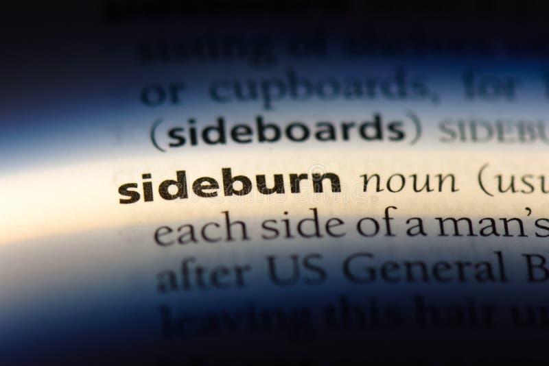 Sideburn стоковое изображение. изображение насчитывающей макрос - 126619195