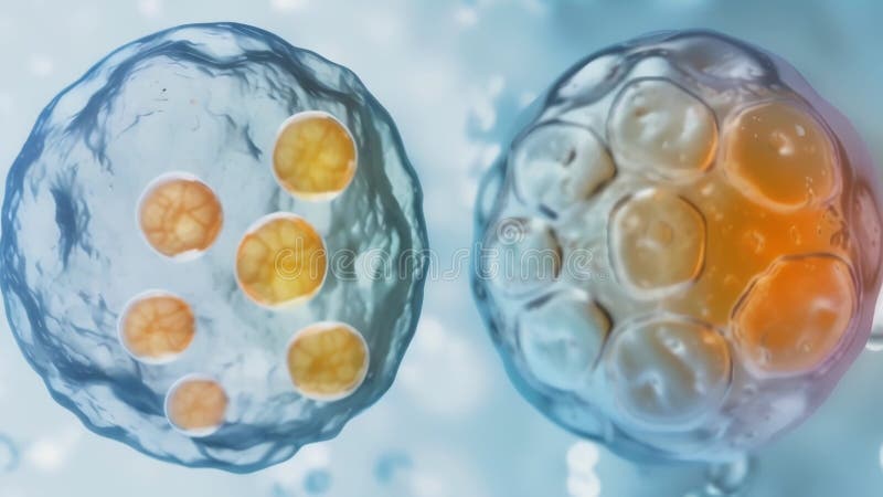 A Sidebyside Comparison of a Healthy Fertilized Egg Cell and an ...