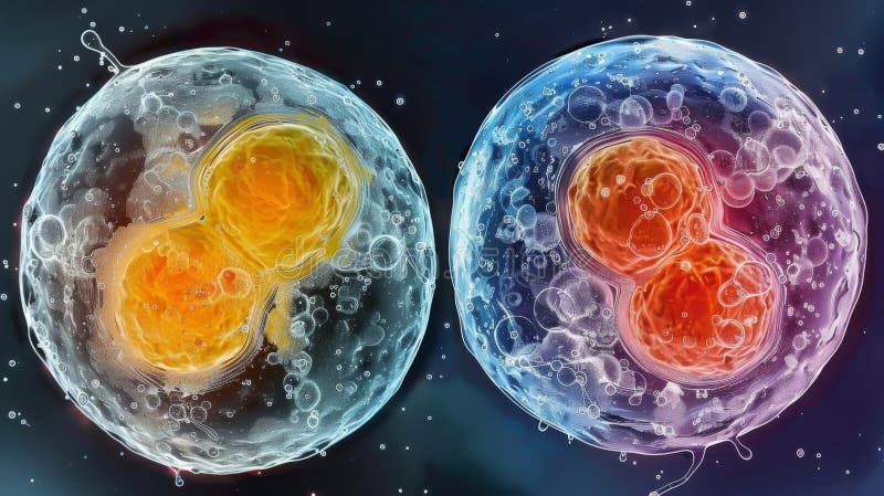 A Sidebyside Comparison of a Healthy Fertilized Egg Cell and an ...