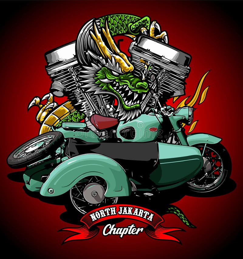 Sidecar Vector for Graphic Design Needs Stock Vector - Illustration of ...