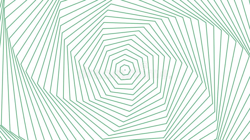 7 Sided Polygon Line Background with Color and Changing Color Rotating ...