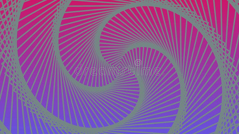 4 Sided Polygon Line Background with Color and Changing Color Rotating ...