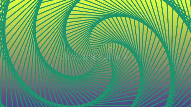 6 Sided Polygon Line Background with Color and Changing Color Rotating ...