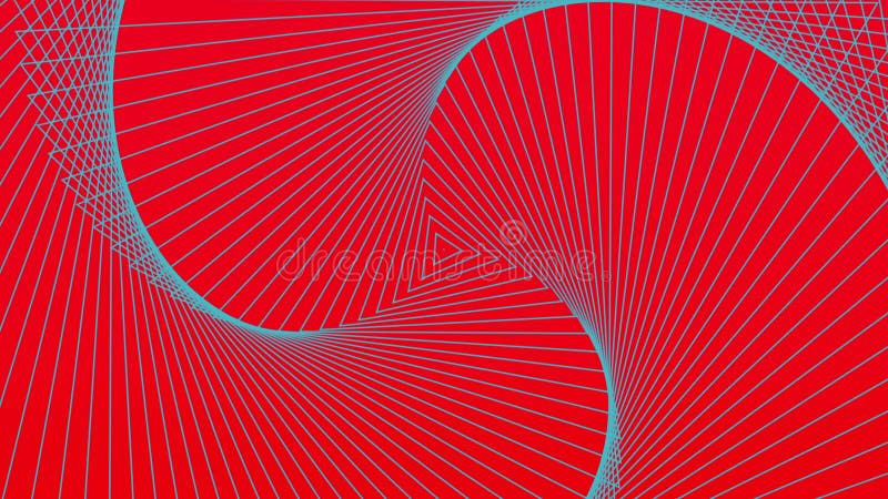 3 Sided Polygon Line Background with Repeating Rotating Colors. Stock ...