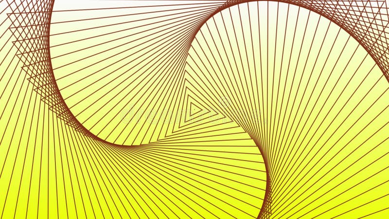 3 Sided Polygon Line Background with Repeating Rotating Colors. Stock ...