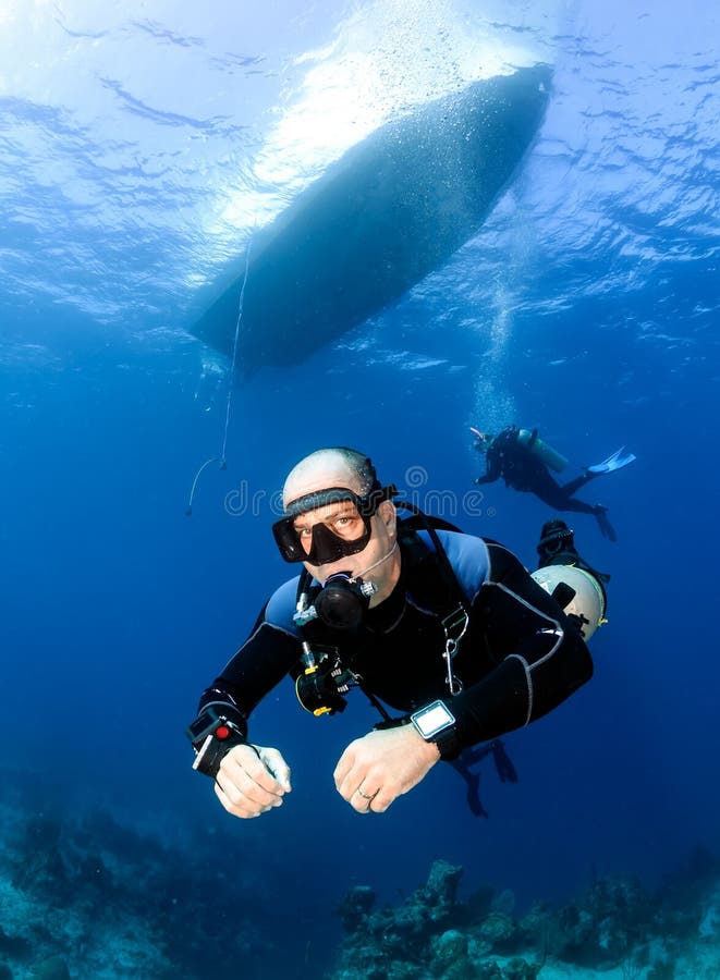 Sidemount diving stock photo. Image of male, equipment - 66803494