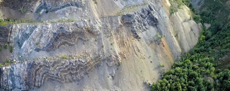 Siderite and Crushed Stone Quarry Rock Mining Stock Image - Image of ...