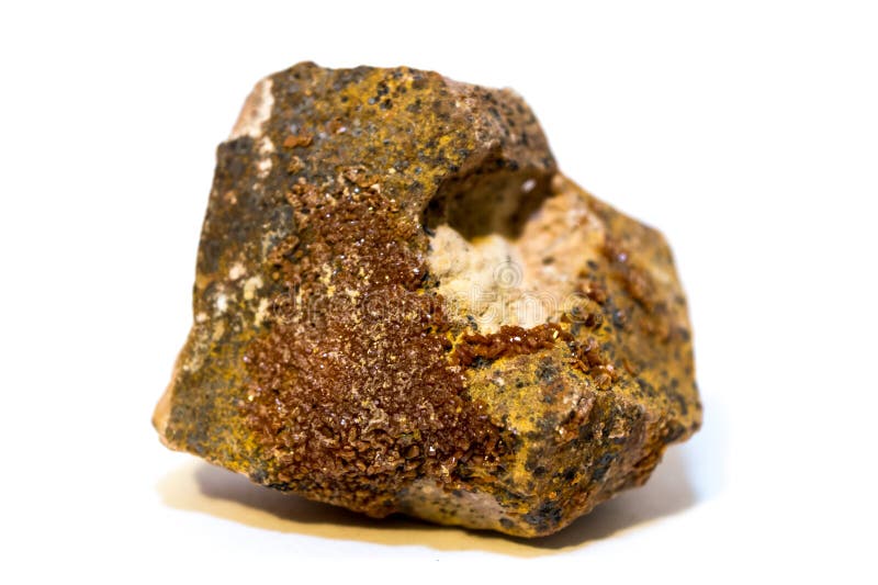 Siderite Mineral stock image. Image of ground, excavation - 29979185