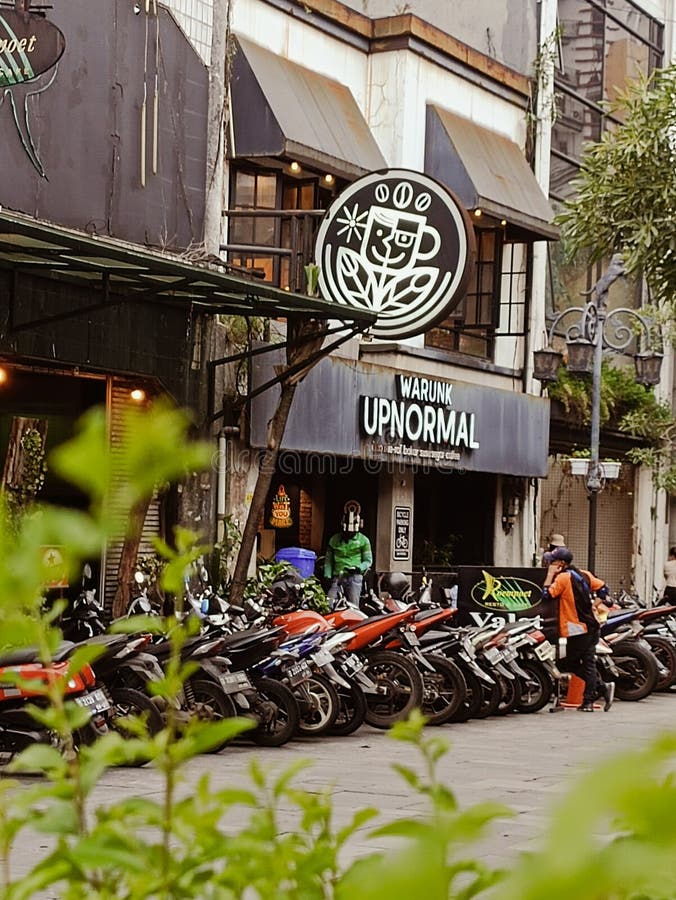 Sideroad Coffeeshop at Braga Street Bandung City Editorial Photo ...