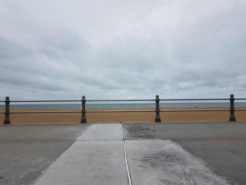 Sidewalk to the beach stock image. Image of sidewalk - 24106803