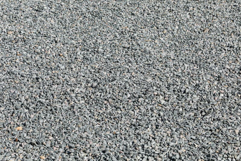 Sidewalk only with Compacted Crushed Stone Stock Image - Image of ...