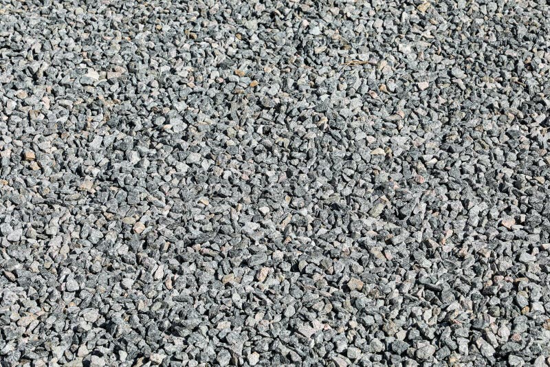 Sidewalk only with Compacted Crushed Stone Stock Photo - Image of ...