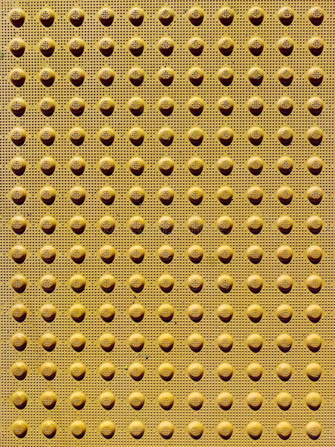 Sidewalk Crossing Yellow Raised Bumps Caution Stripe Disability ...