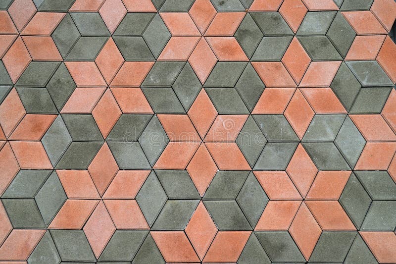 Sidewalk, Footpath, Path Made of Beautiful Modern Paving Slabs Abstract ...