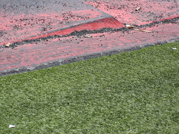 Sidewalk and grass verge stock photo. Image of lawn, surface - 813152