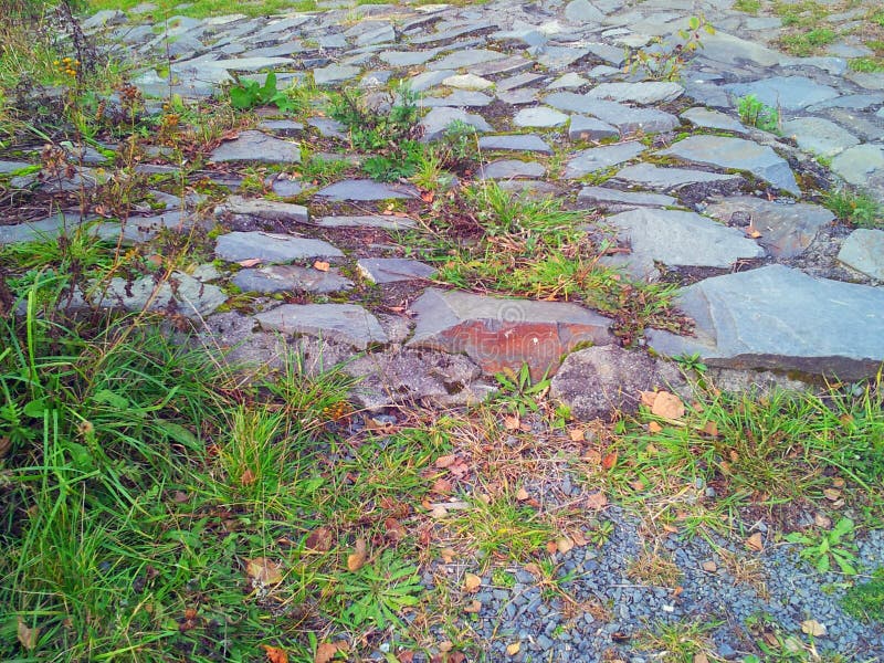 Sidewalk stock image. Image of rocks, path, paving, green - 55335181