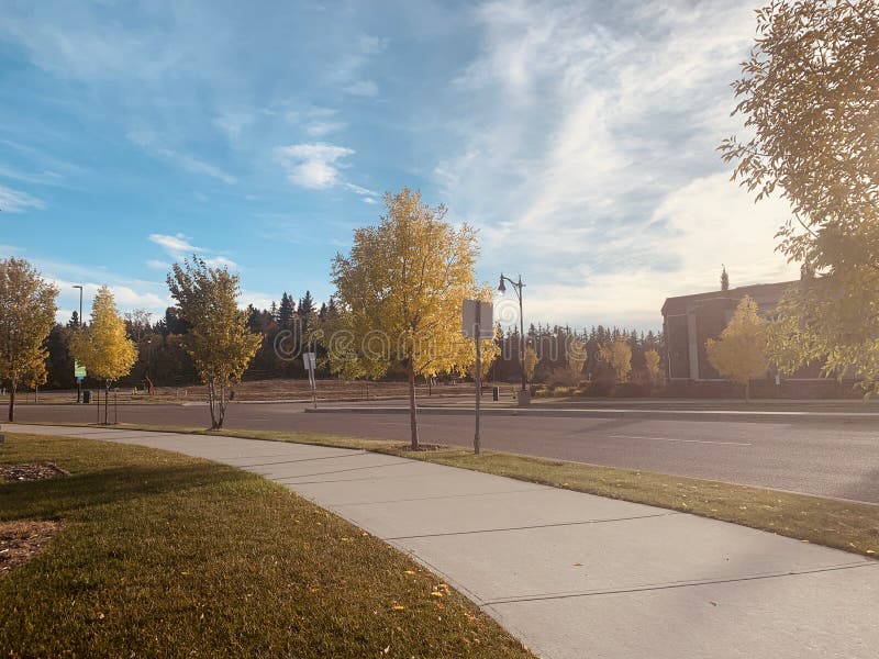 Sidewalk path & Road stock photo. Image of waterway - 196967758