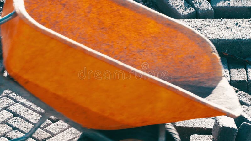 Sidewalk Pavement Construction Works Stock Video - Video of reparation ...